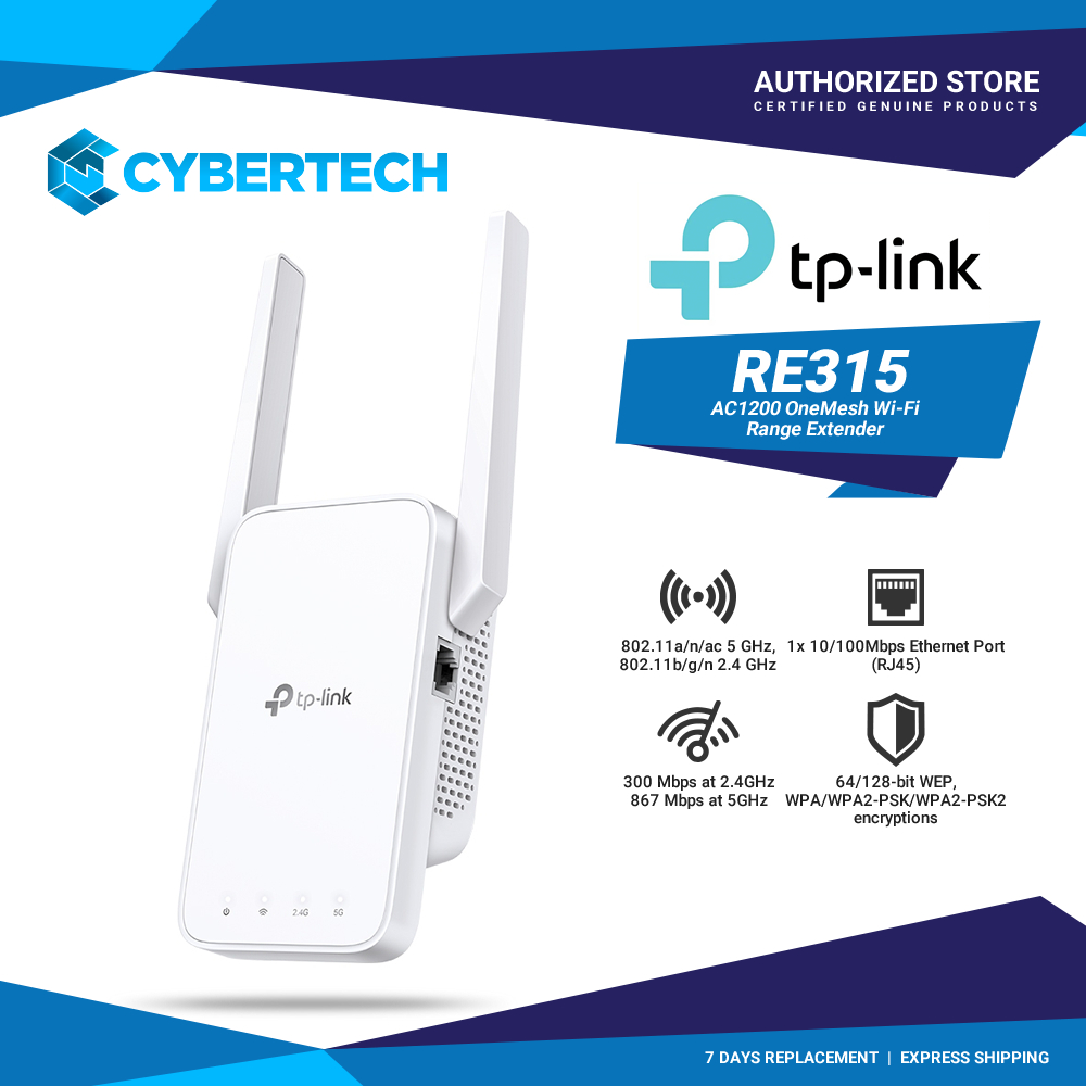 TP-Link RE315 AC1200 Mesh Wi-Fi Range Extender (White) | Shopee Philippines