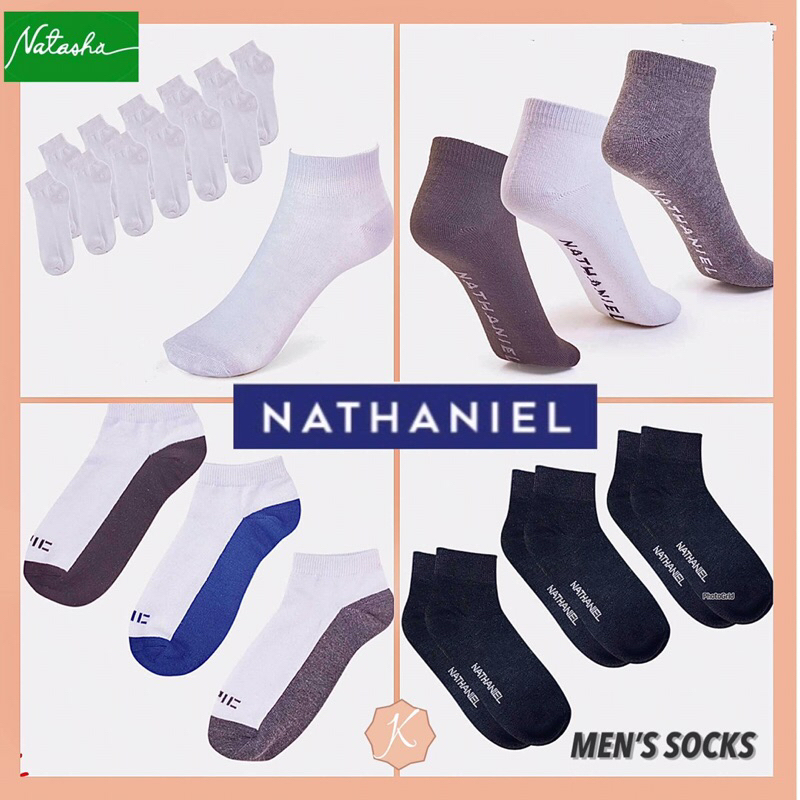 Natasha Mens Socks Cotton Nathaniel | Shopee Philippines