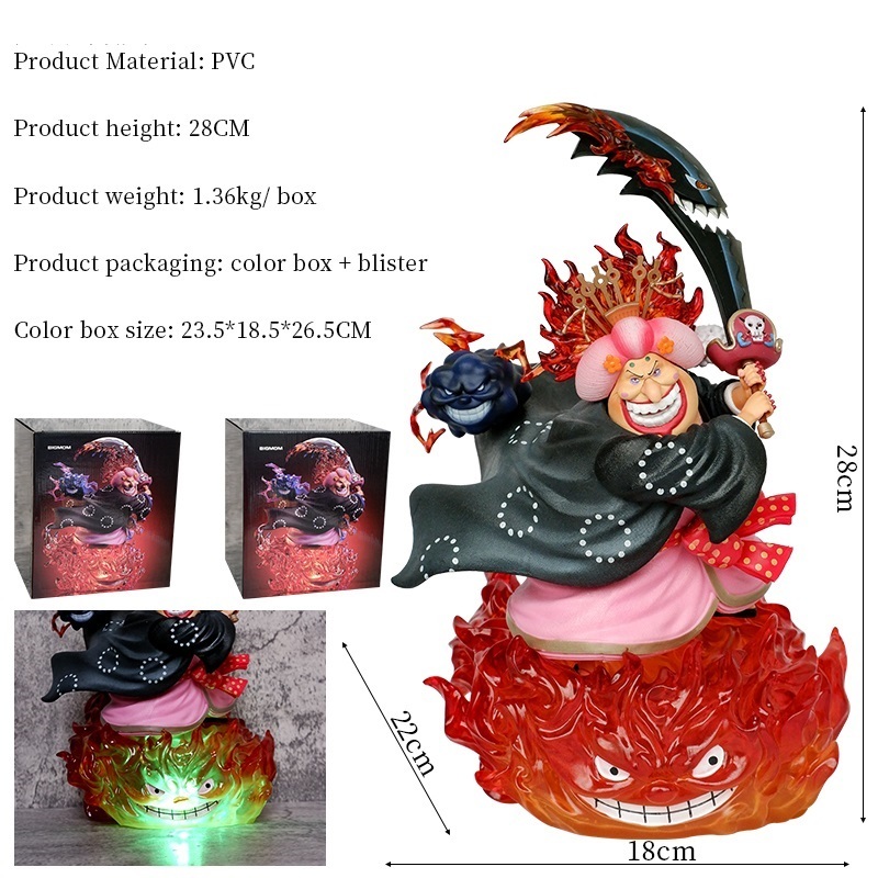 One Piece Charlotte Linlin LX Big Mom 28cm Big Sword With LED Light ...