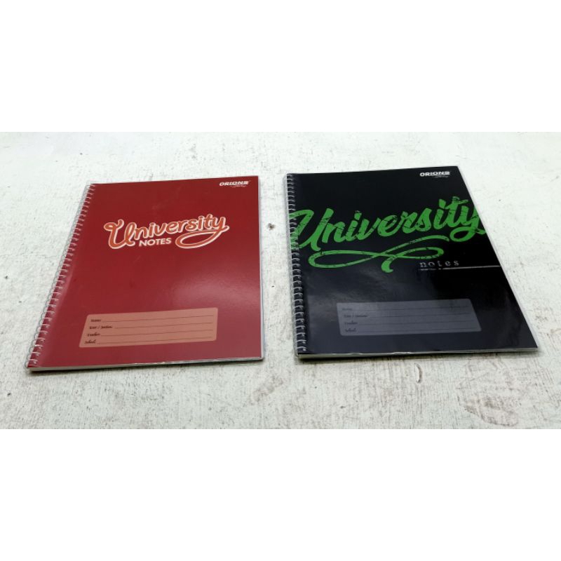 Orions University Notes Spiral University Big Notebook with Plastic ...
