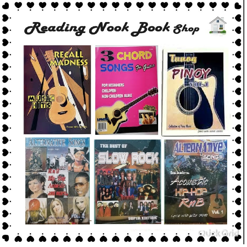 Songbook Lyrics with Guitar chords (Songhits) | Shopee Philippines