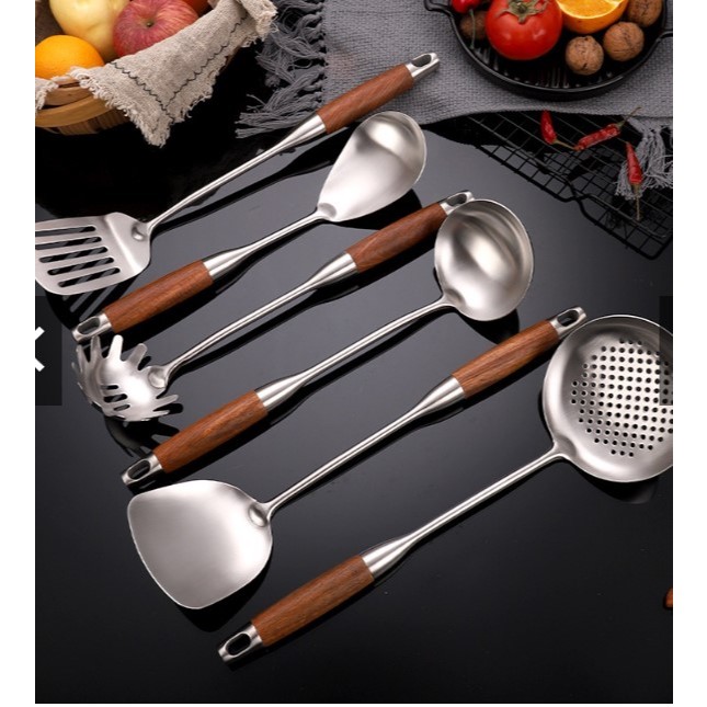 Stainless Steel Kitchen Cooking Tools Utensils Kitchenware | Shopee ...