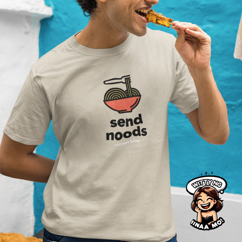 WITTY NG INA Funny Shirt Spoof Shirt Clothing Ramen Lover | Shopee ...