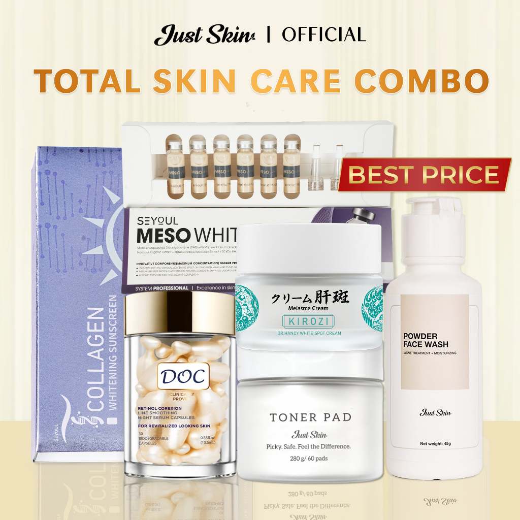 JUST SKIN Combo Total Skin Care and Skin Protection suitable for all ...