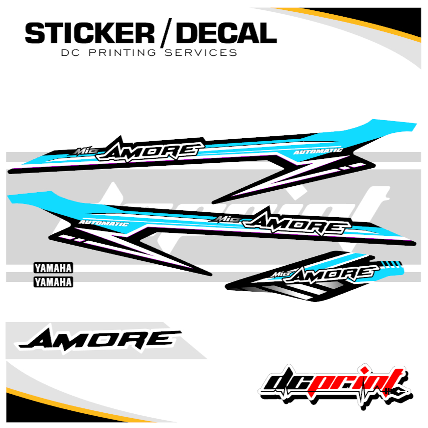 MIO AMORE DECAL STOCK MIO SPORTY | Shopee Philippines