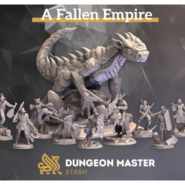 A Fallen Empire by DM Stash miniatures DND tabletop minis November 2021 ...
