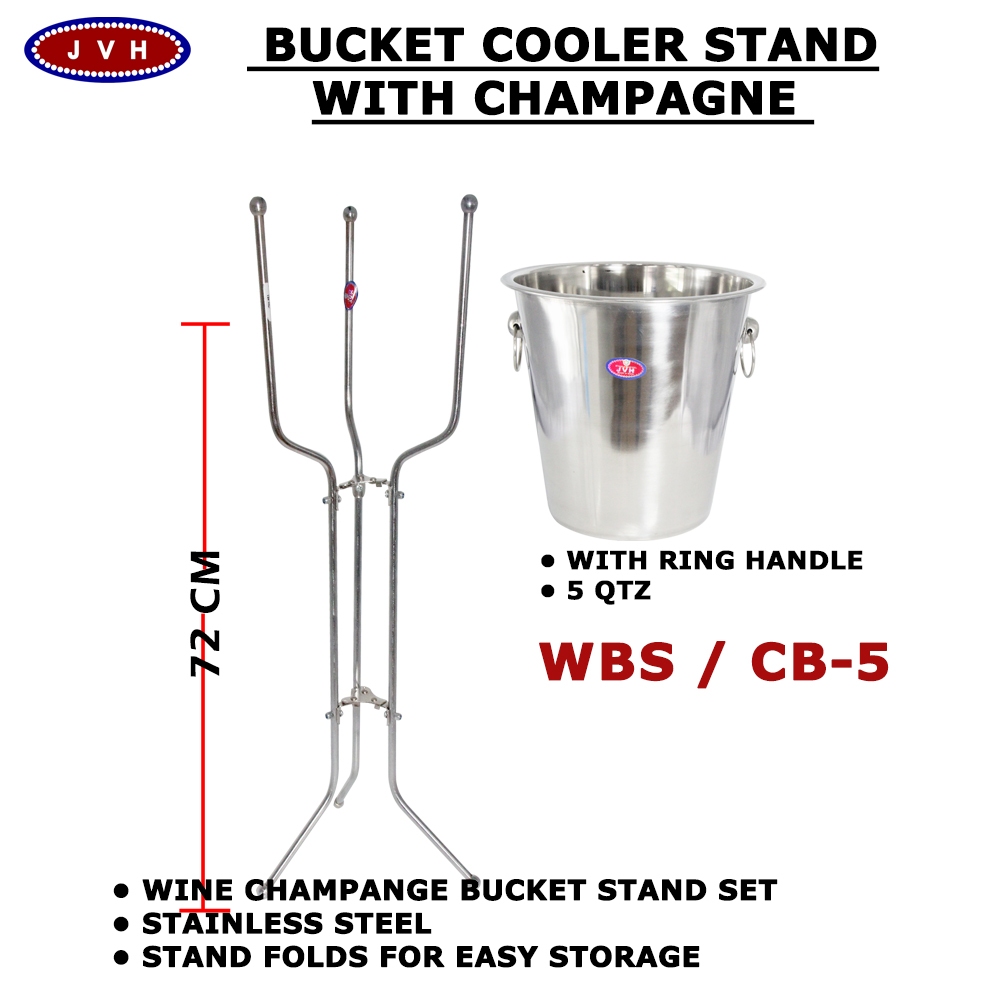 JVH Champagne Bucket 12QTZ with Wine Stand WBS/with 2 different bucket ...
