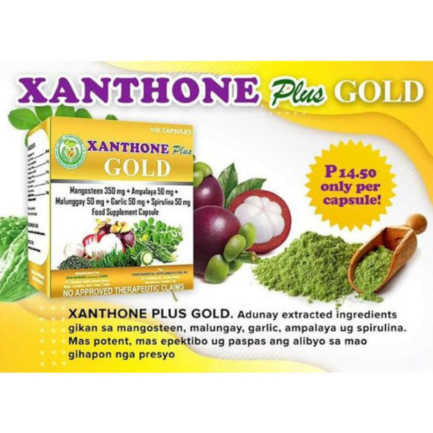 Xanthone Plus Gold 100 capsules | Shopee Philippines