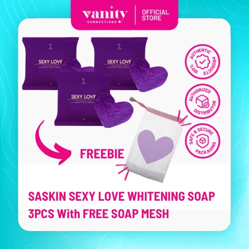 SASKIN Sexy Love Whitening and Slimming Face and Body Soap 3x70g ...