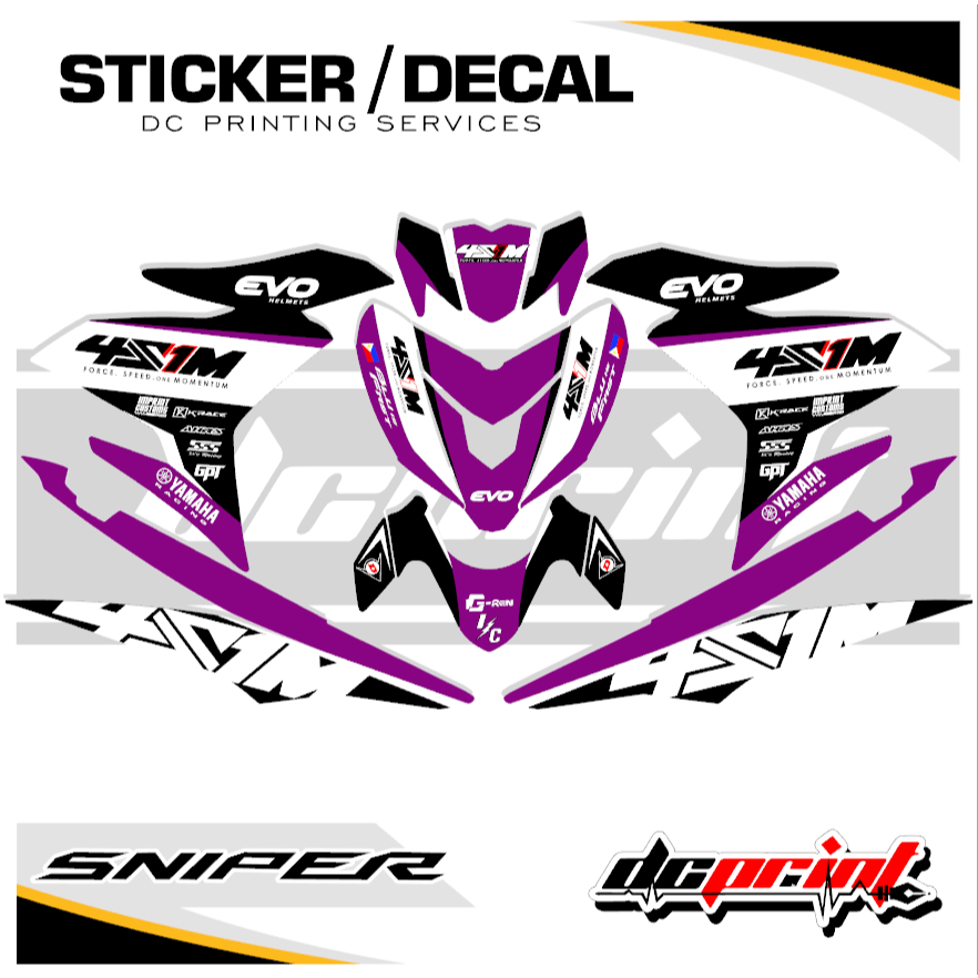 YAMAHA SNIPER 150 WHOLE DECALS STICKER 4S1M V2 | Shopee Philippines
