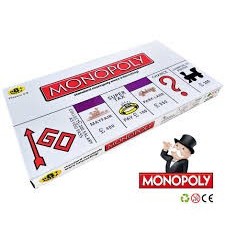 Classic White Monopoly: The Timeless Standard Board Game for Endless ...
