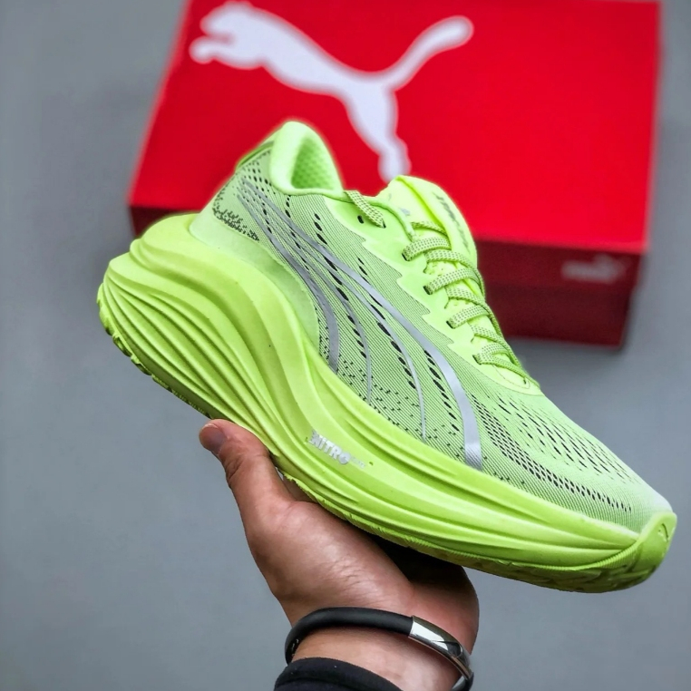 UA Sports Footwear Puma Mag Max Nitro Race To Be The Elite Green Silver ...