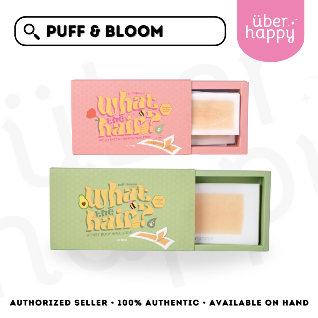 [WITH FREEBIES] Puff & Bloom | What The Hair Wax Strip | Shopee Philippines