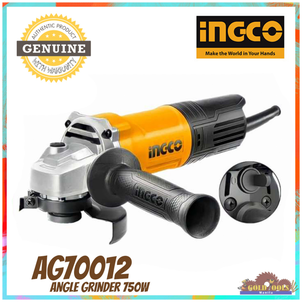 Ingco AG70012 Angle Grinder 750W | Shopee Philippines