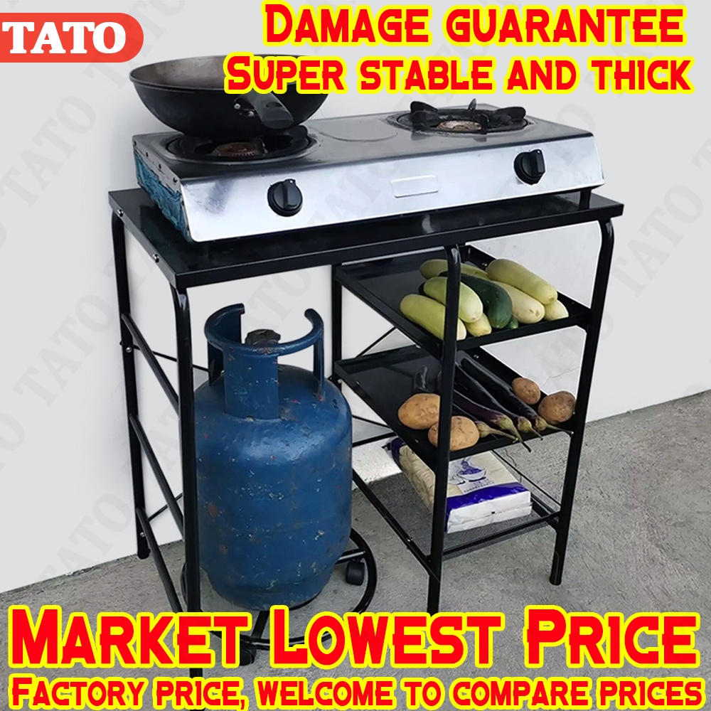 Gas Stove Stand Rack Kitchen Heavy Duty Gas Tank Holder Kitchen Stand ...