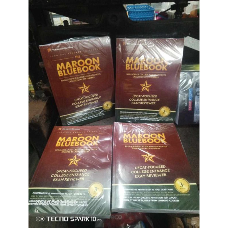 MAROON BLUEBOOK UPCAT REVIEWER | Shopee Philippines