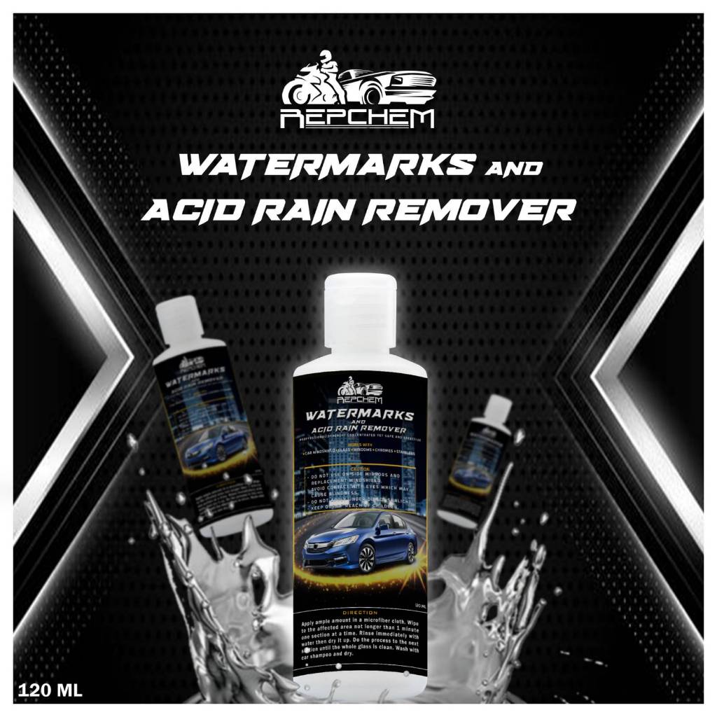REPCHEM Watermarks and Acid Rain Stain Remover 120ml | Shopee Philippines