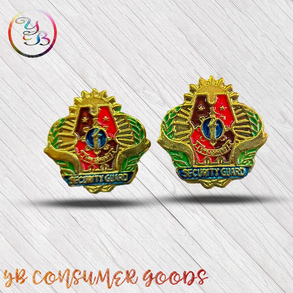 Security Guard Collar pin (pardible) | Shopee Philippines