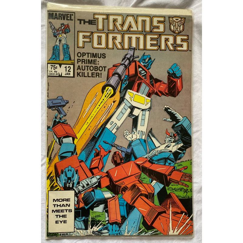 Transformers Comics #12 Optimus Prime: Autobot Killer Marvel Comics ...
