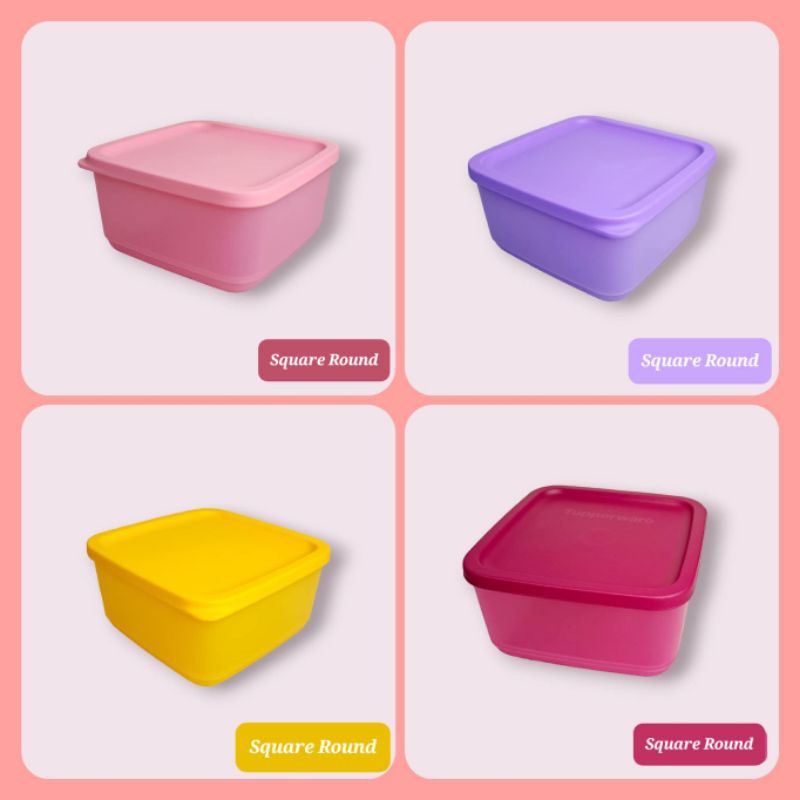 Tupperware Square Rounds | Shopee Philippines