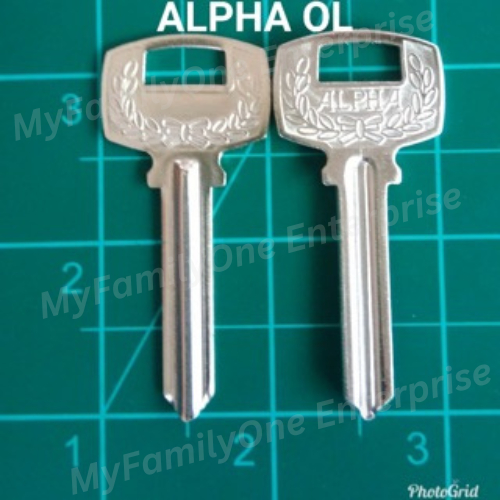 ALPHA OL HCS metal blank keys | Shopee Philippines