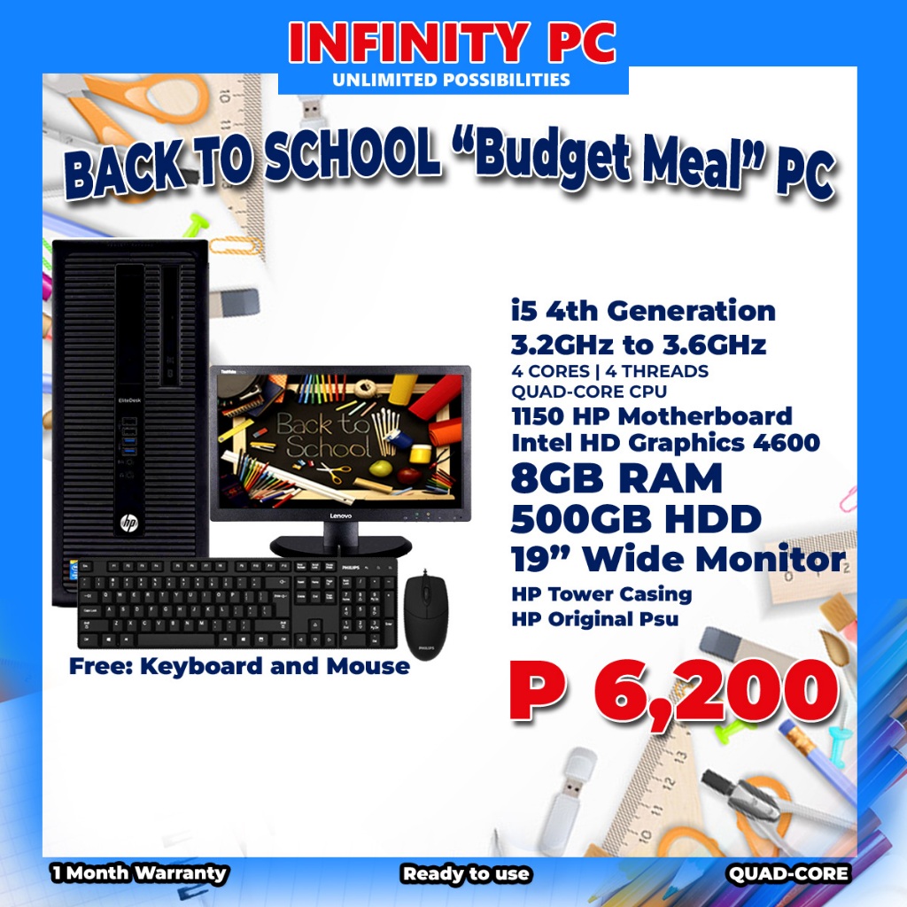 Complete PC SALE!!!19inch Monitor i5 PC Computer | Shopee Philippines