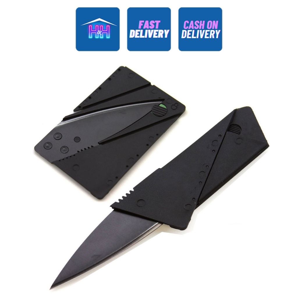 H&H Foldable Credit Card Knife - Multipurpose Foldable Card Knife ...