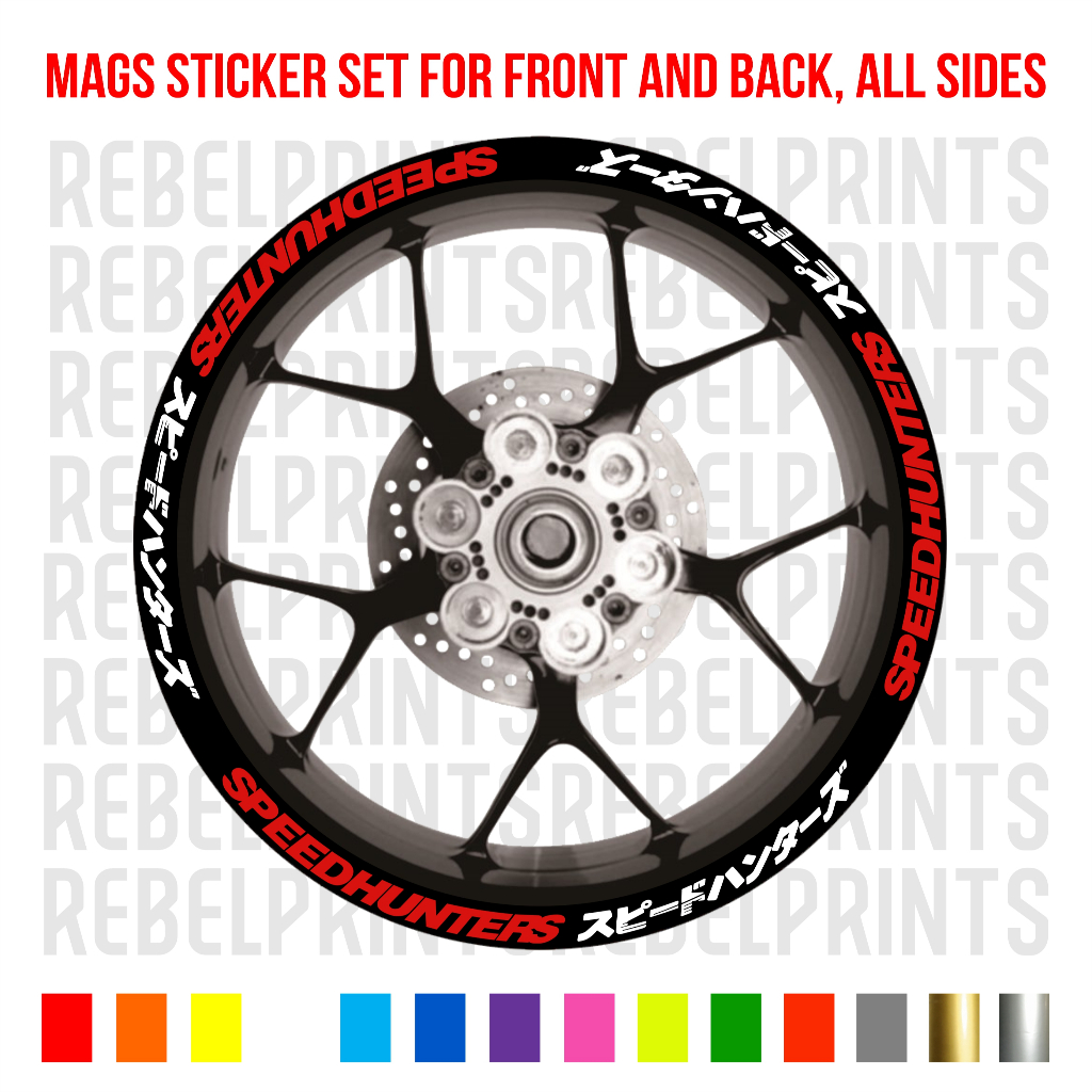 SPEEDHUNTERS Japan JDM Nmax Aerox ADV PCX etc Mags Sticker Decals Vinyl ...