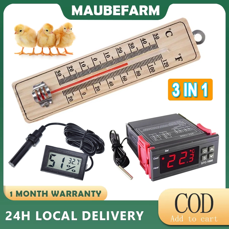 Stc1000 Incubator Bundle Digital Thermohygometer 220V Thermostat for ...