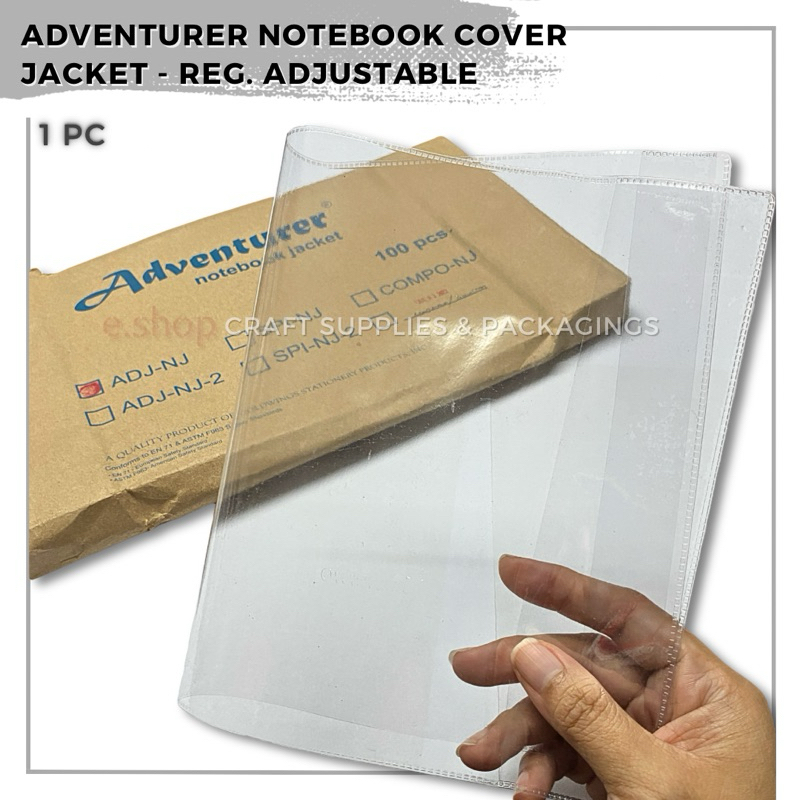 [5 PCS] ADVENTURER Notebook Cover Jacket Adjustable | Shopee Philippines