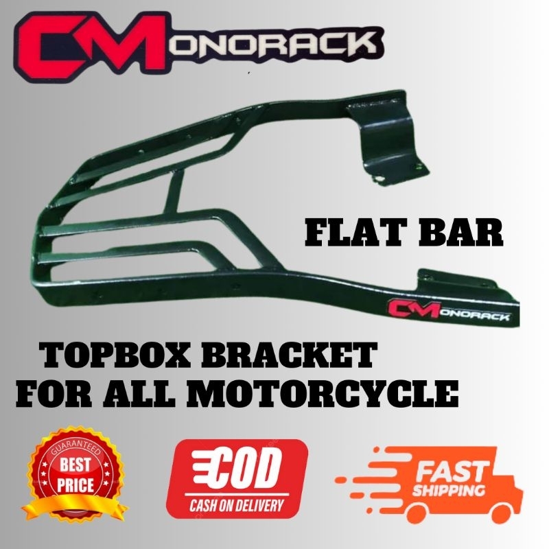 CM MONORACK TOPBOX BRACKET FOR MOTORCYCLE | Shopee Philippines