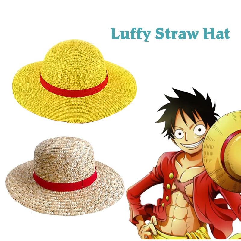 One Piece Luffy Straw Hat Animation Cosplay Accessories Hat | Shopee ...