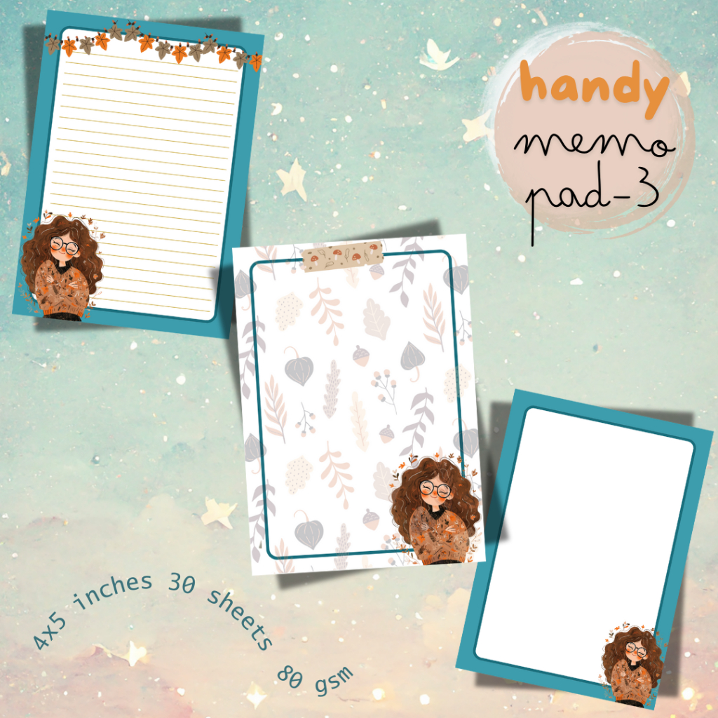 CUSTOMIZED MEMO PAD HANDY NOTE PAD, AESTHETIC, TO DO LIST, EVERYDAY ...