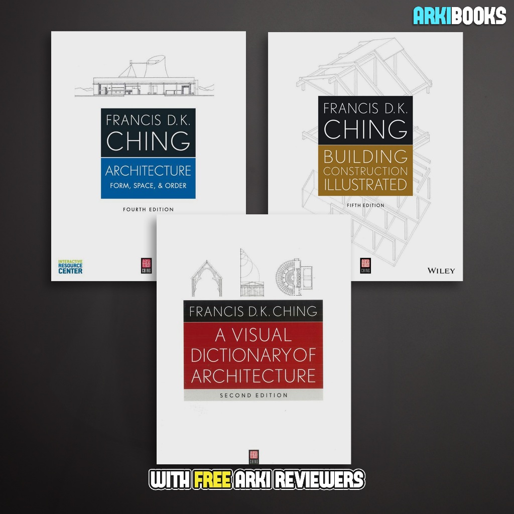 COMBOOKS SET 14 - DK Ching ARCHITECTURE BOOKS with Architectural ...