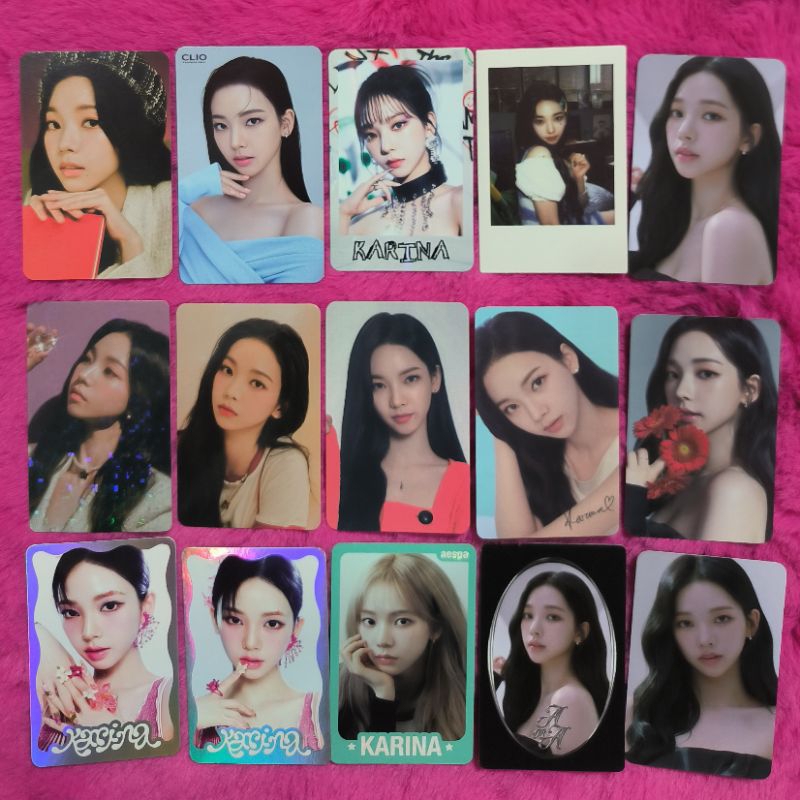 ONHAND AESPA Karina OFFICIAL TRADING CARDS PHOTOCARDS COME TO MY ...
