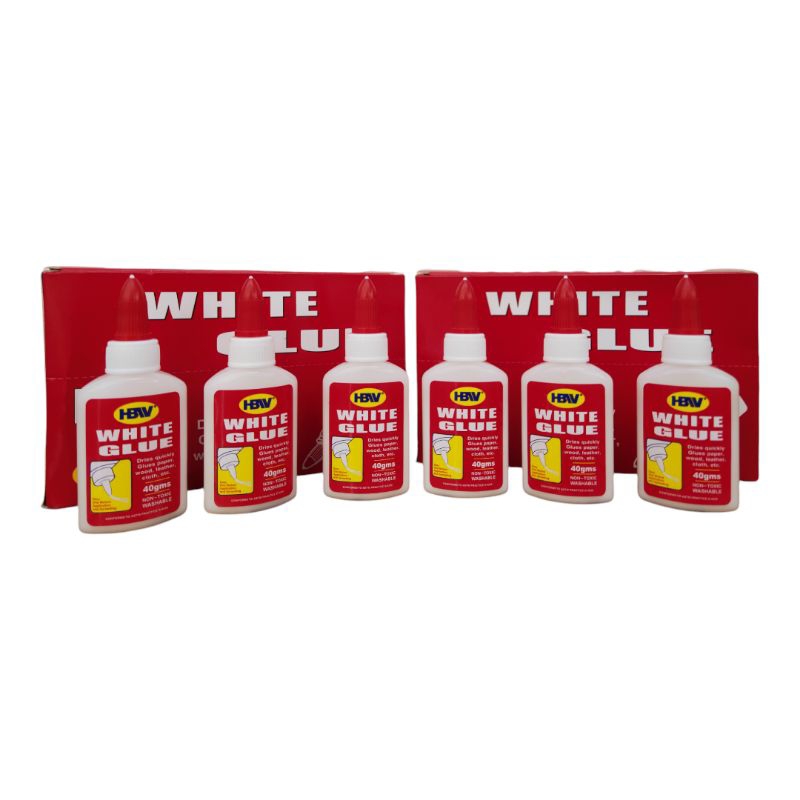 HBW WHITE GLUE 40 GRAMS | Shopee Philippines