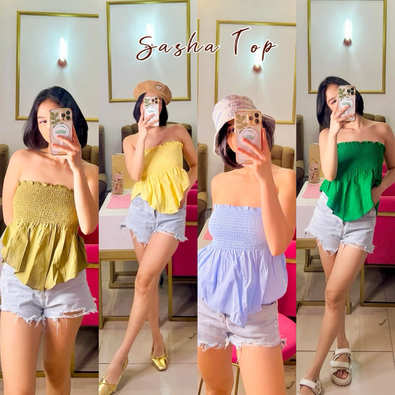 PBC SASHA TOP (Cotton Linen) | Shopee Philippines