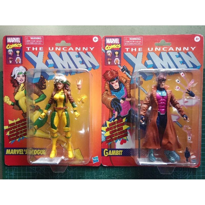 Marvel The Uncanny X-Men Retro Rogue and Gambit set(sealed both ...