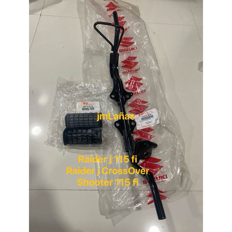 SGP FRONT FOOTREST W/ RUBBER RAIDER J 115 fi / CROSSOVER / SHOOTER ...