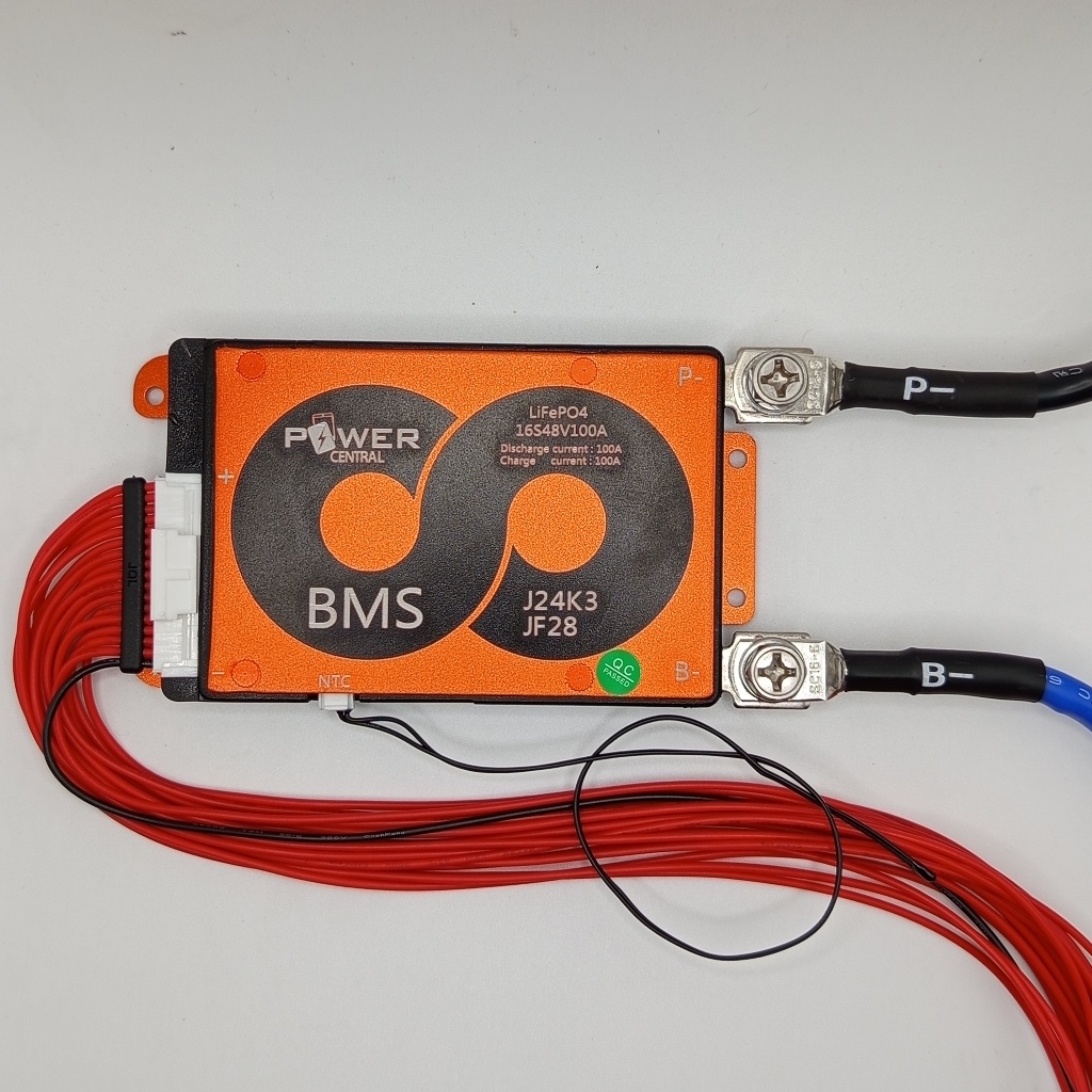 Power Central lifepo4 BMS 12v 24v 36v 48v 30a 60a 100a 4s 8s 12s 16s 3.2v Manufactured by Daly ...