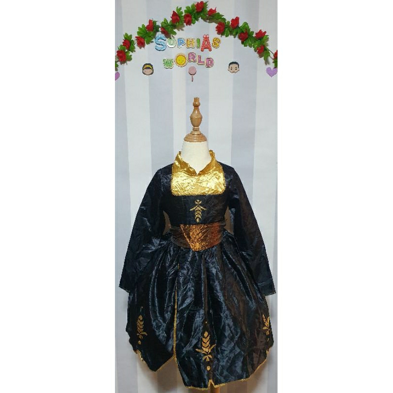 disney princess ana costume of frozen 2 for girls 4-6 yrs old | Shopee ...