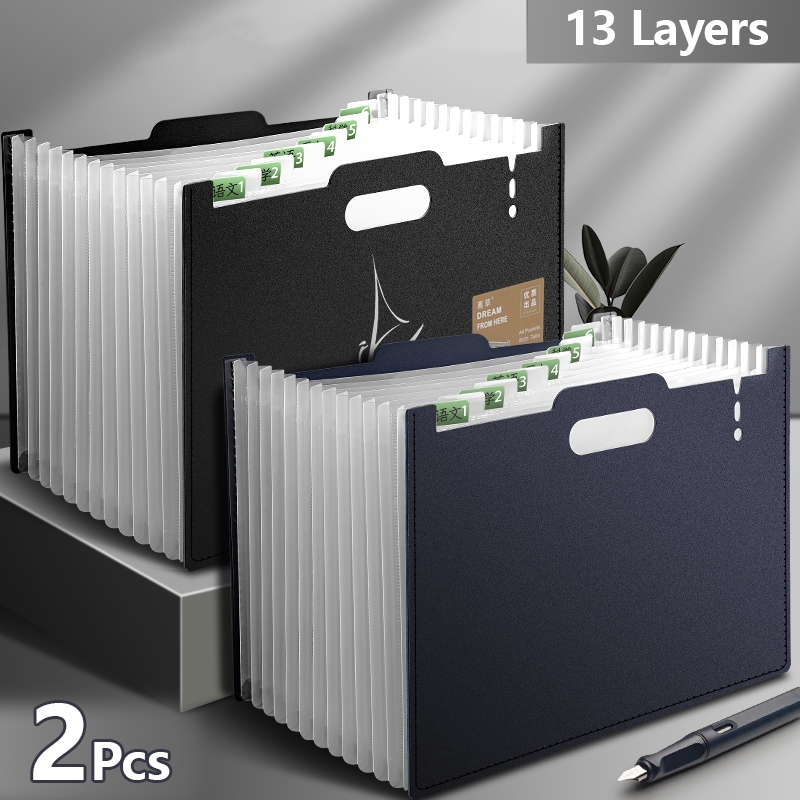 File Folder Expanding File Folder Organizer, Portable Accordion File ...