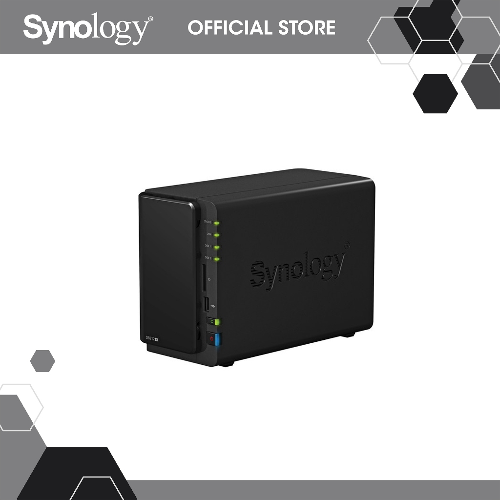 Synology DiskStation DS212+ 2-Bay NAS Server - Without box and Unit ...