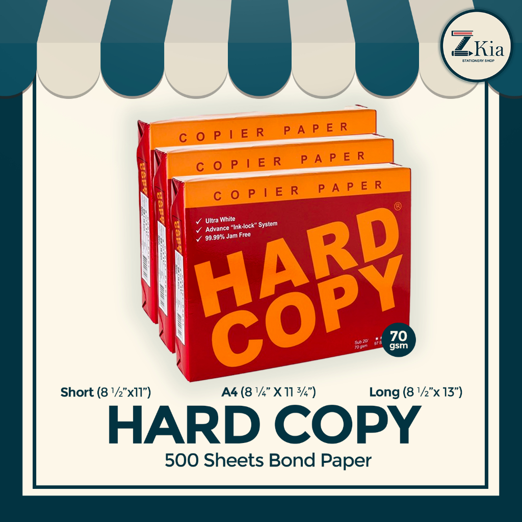 Hard Copy Bond Paper/Copy Paper | Shopee Philippines