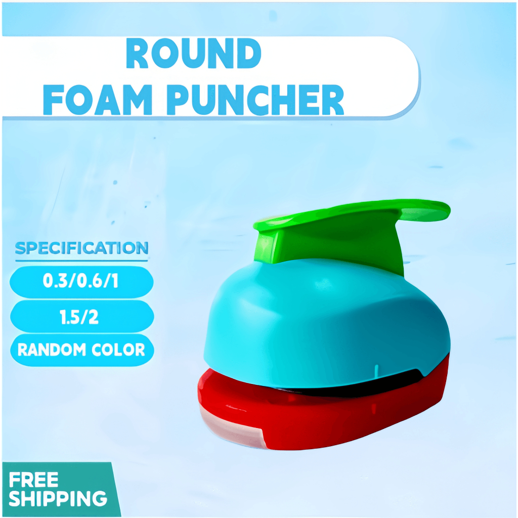 Circle Foam Puncher for DIY and Scrapbooking Round Puncher | Shopee ...