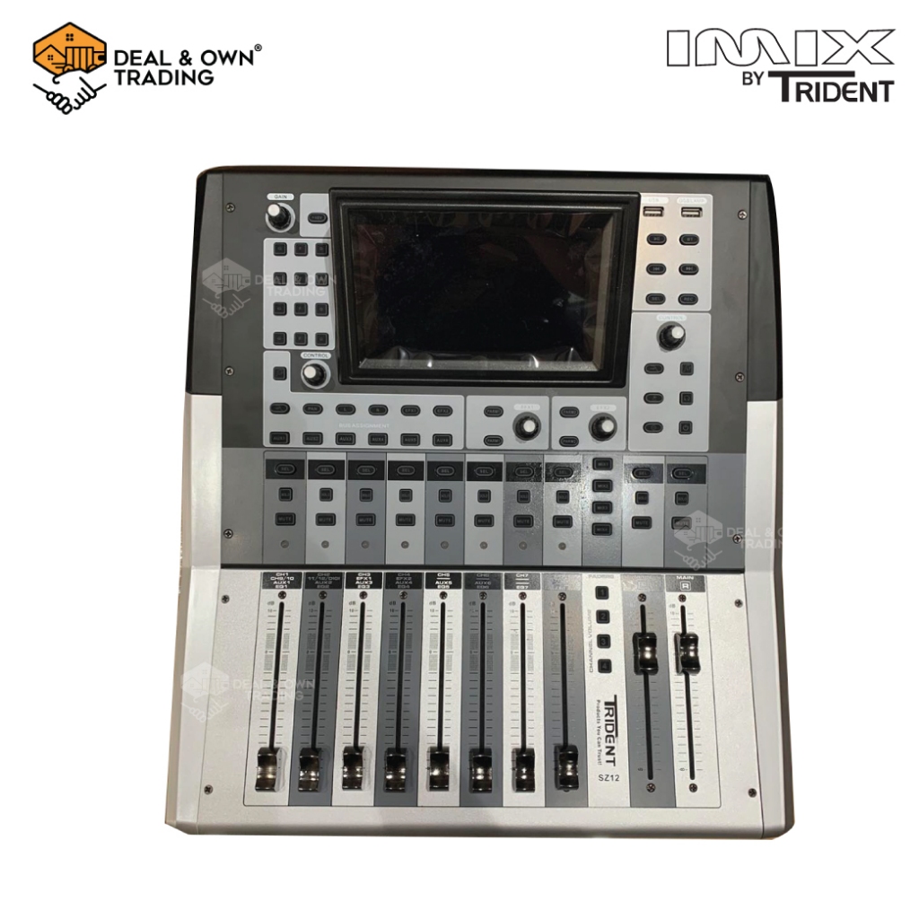 2024 IMIX/TRIDENT SZ12 12 Channel Digital Mixer (Grey/Silver) | Shopee ...