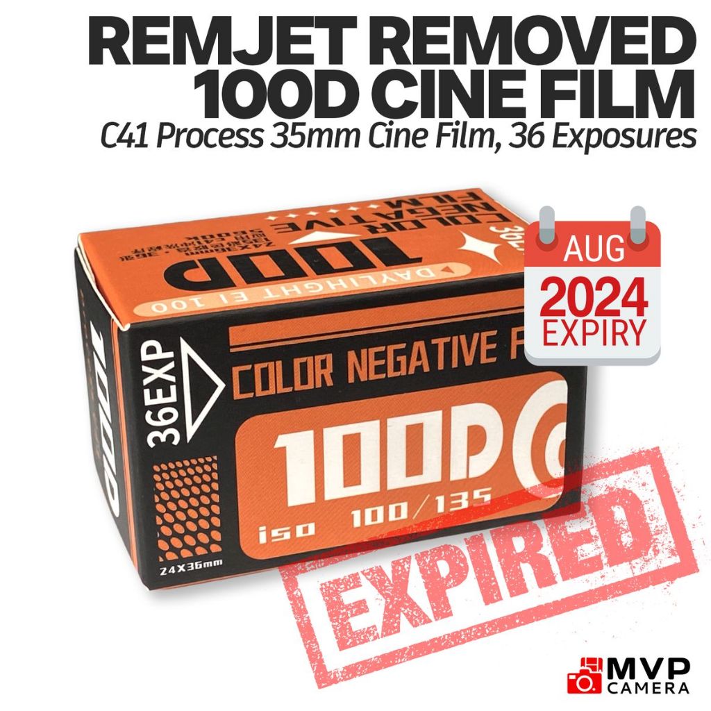 Color Negative 100D Cine Film Vision 3 C41 Process 36 Exposures MVP ...