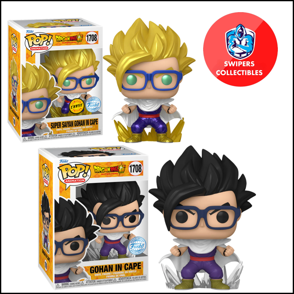 Funko Pop Super Saiyan Gohan in Cape Dragonball Z Chase Exclusive ...