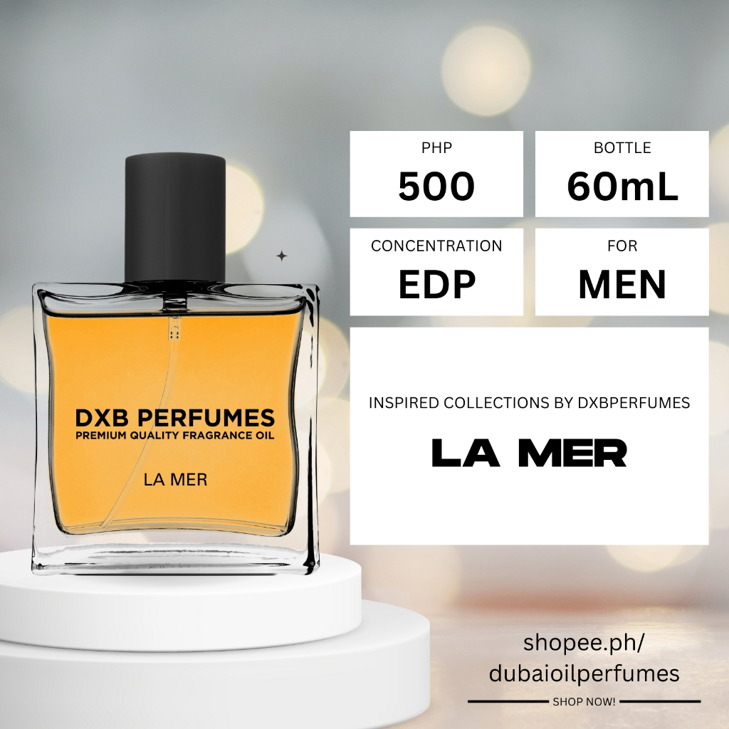 LA MER - For Men - 60ml - DXB PERFUMES - DXBperfumes | Shopee Philippines