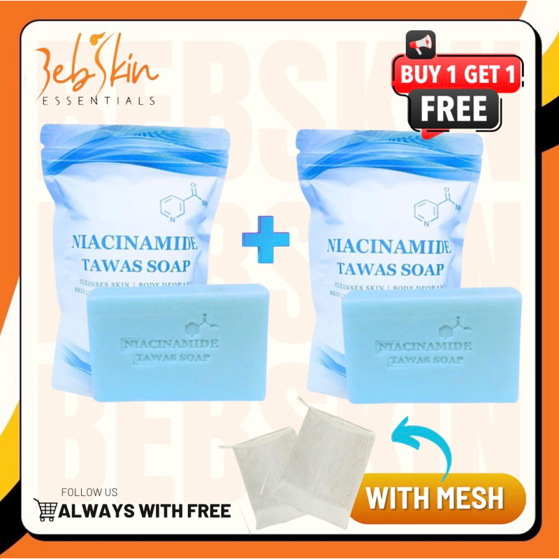 Niacinamide Tawas Soap Skin Lightening Body Deodorant, Skin Odor ...